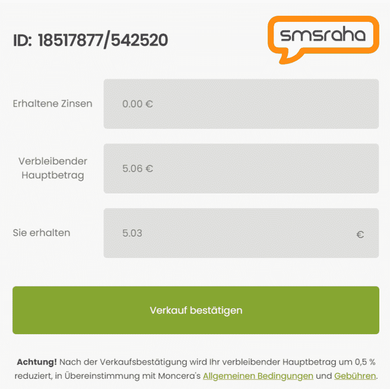 Moncera - Mintos Spin-Off mit Schleudersitz und 11% Zinsen